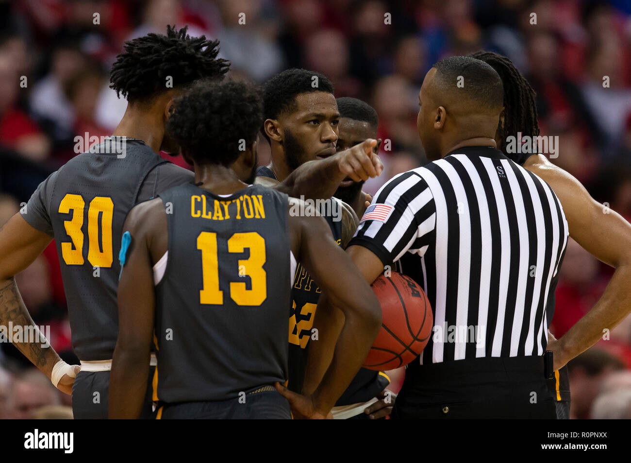 Madison, WI, USA. 6th Nov, 2018. Coppin State Eagles guard Lamar Morgan ...