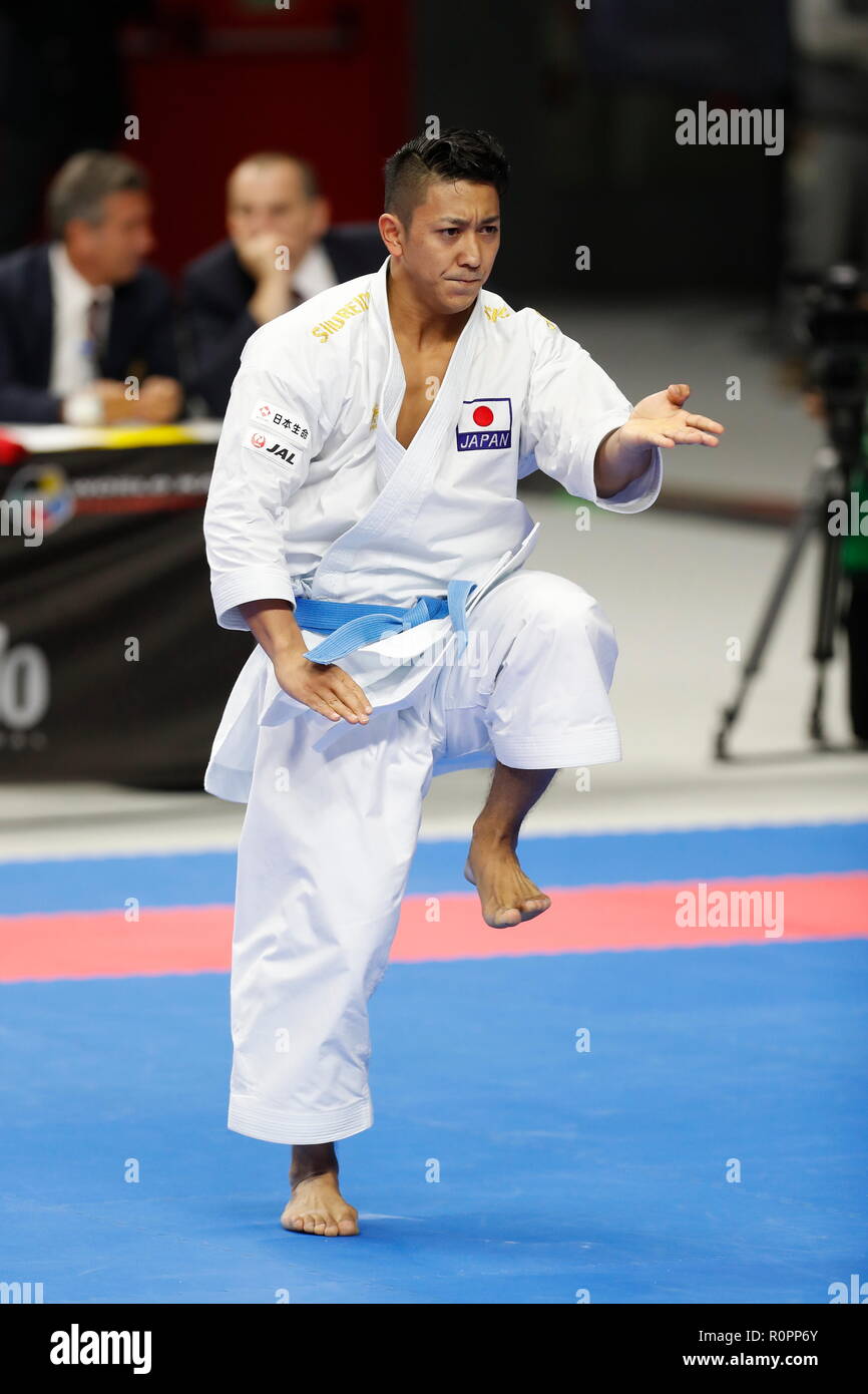 Madrid, Spain. 6th Nov, 2018. Ryo Kiyuna (JPN) Karate : Ryo Kiyuna of ...