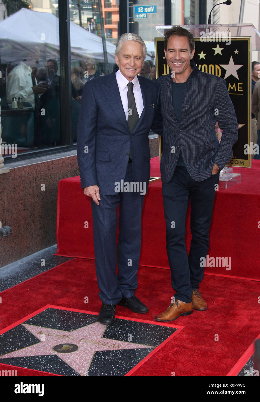 Star on the hollywood walk of fame for eric mccormack hi-res stock ...