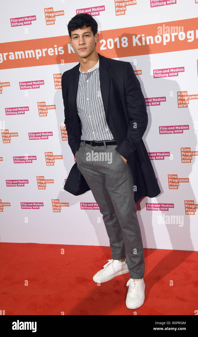 06 November 2018, North Rhine-Westphalia, Köln: Emilio Sakraya, actor ...