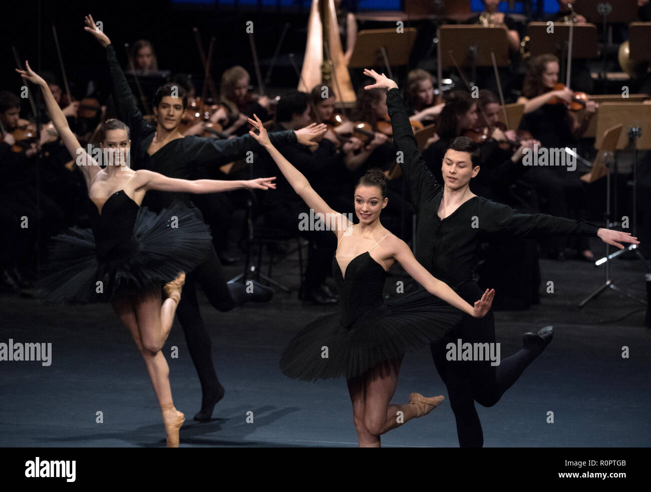07 November 2018, Bavaria, München: The Bavarian Junior Ballet Munich ...