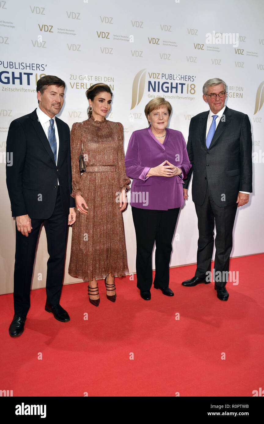 Berlin, Germany. 05th Nov, 2018. Stephan Scherzer, Rania Königin von ...