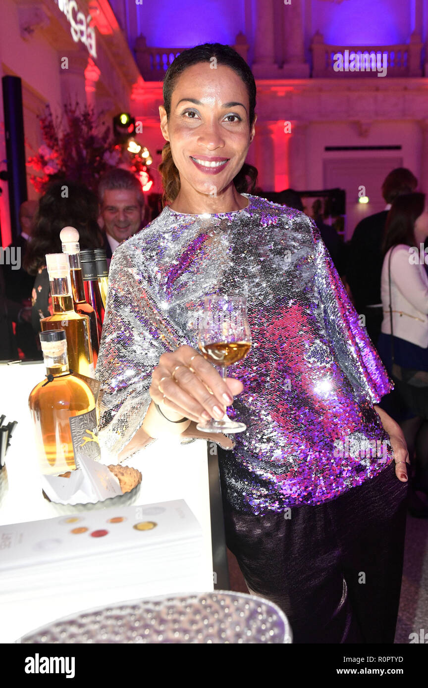 Berlin, Germany. 05th Nov, 2018. Annabelle Mandeng bei der Aftershow ...