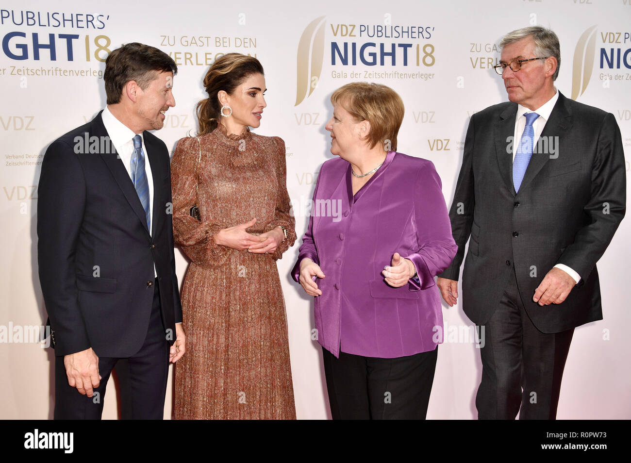 Berlin, Germany. 05th Nov, 2018. Stephan Scherzer, Rania Königin von ...