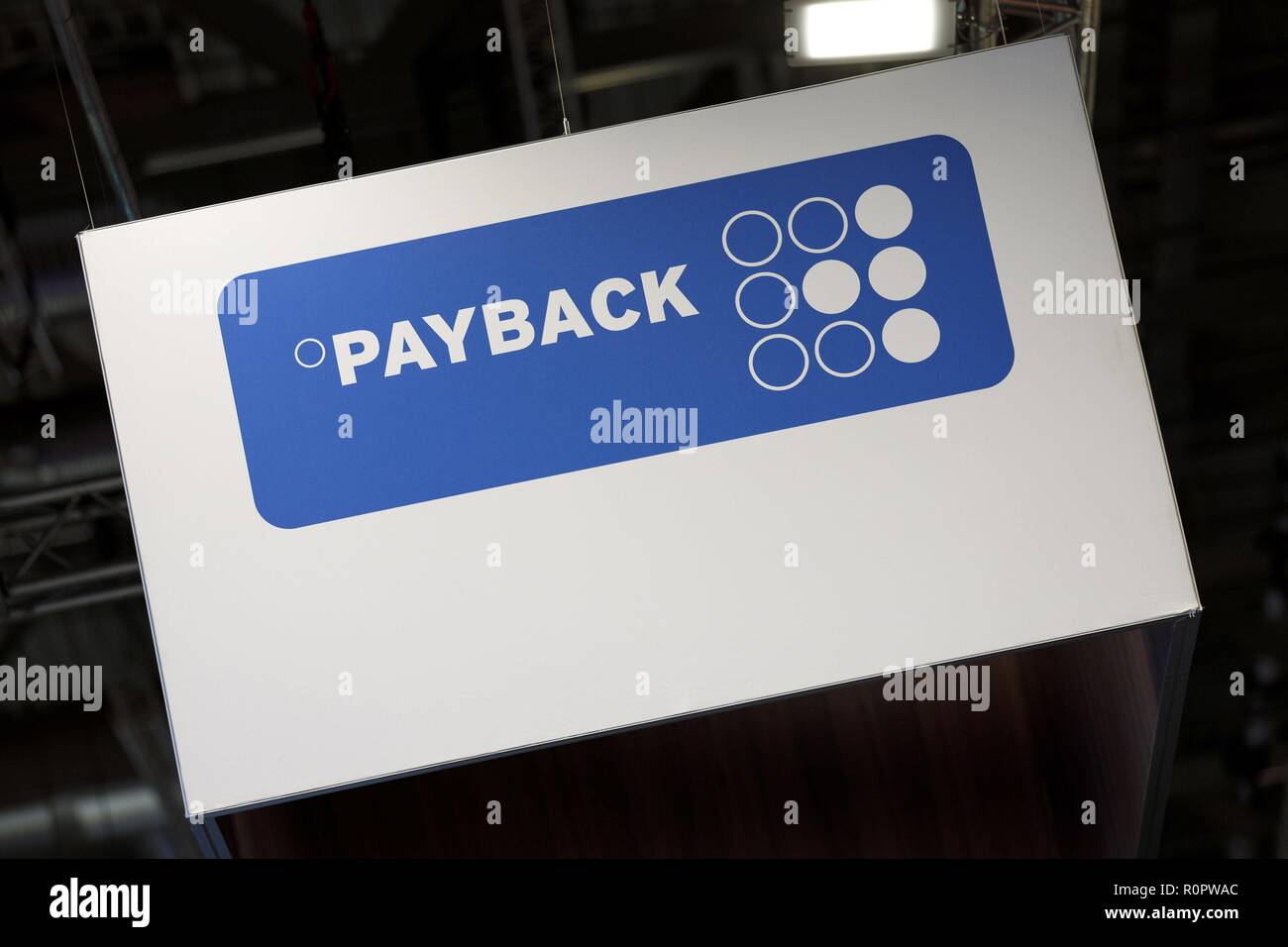 Logo der Firma Payback GmbH | usage worldwide Stock Photo - Alamy