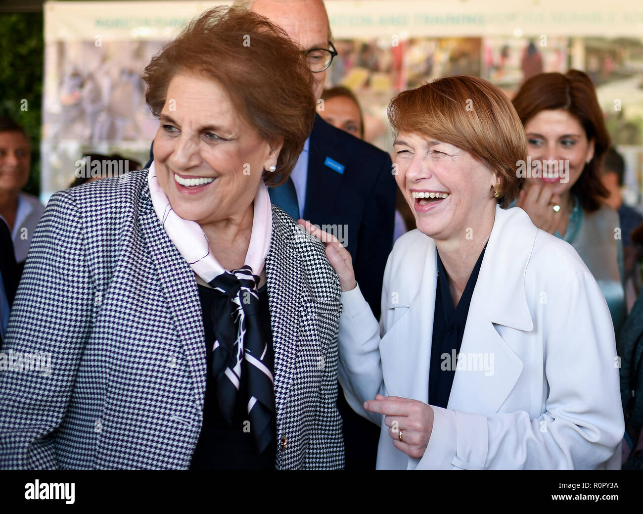 Beirut, Lebanon. 30th Oct, 2018. Elke Büdenbender, wife of the German ...