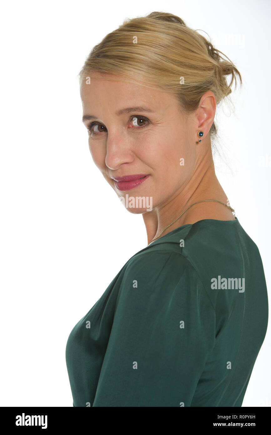 Actress Solveig AUGUST plays the role of Margret Merz, in the ARD ...