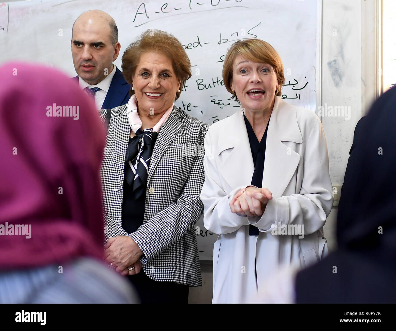 Beirut, Lebanon. 30th Oct, 2018. Elke Büdenbender, wife of the German ...