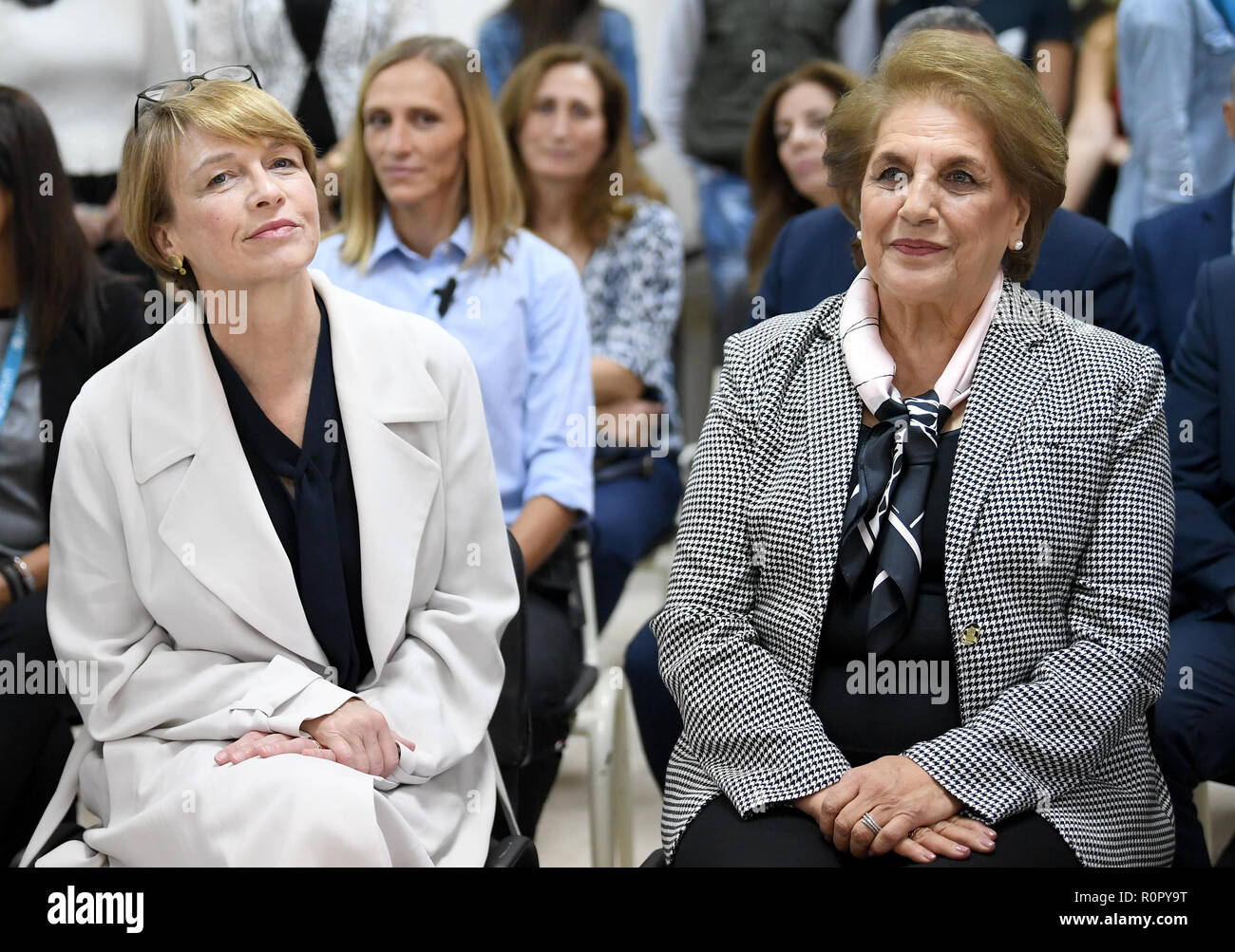 Beirut, Lebanon. 30th Oct, 2018. Elke Büdenbender, wife of the German ...
