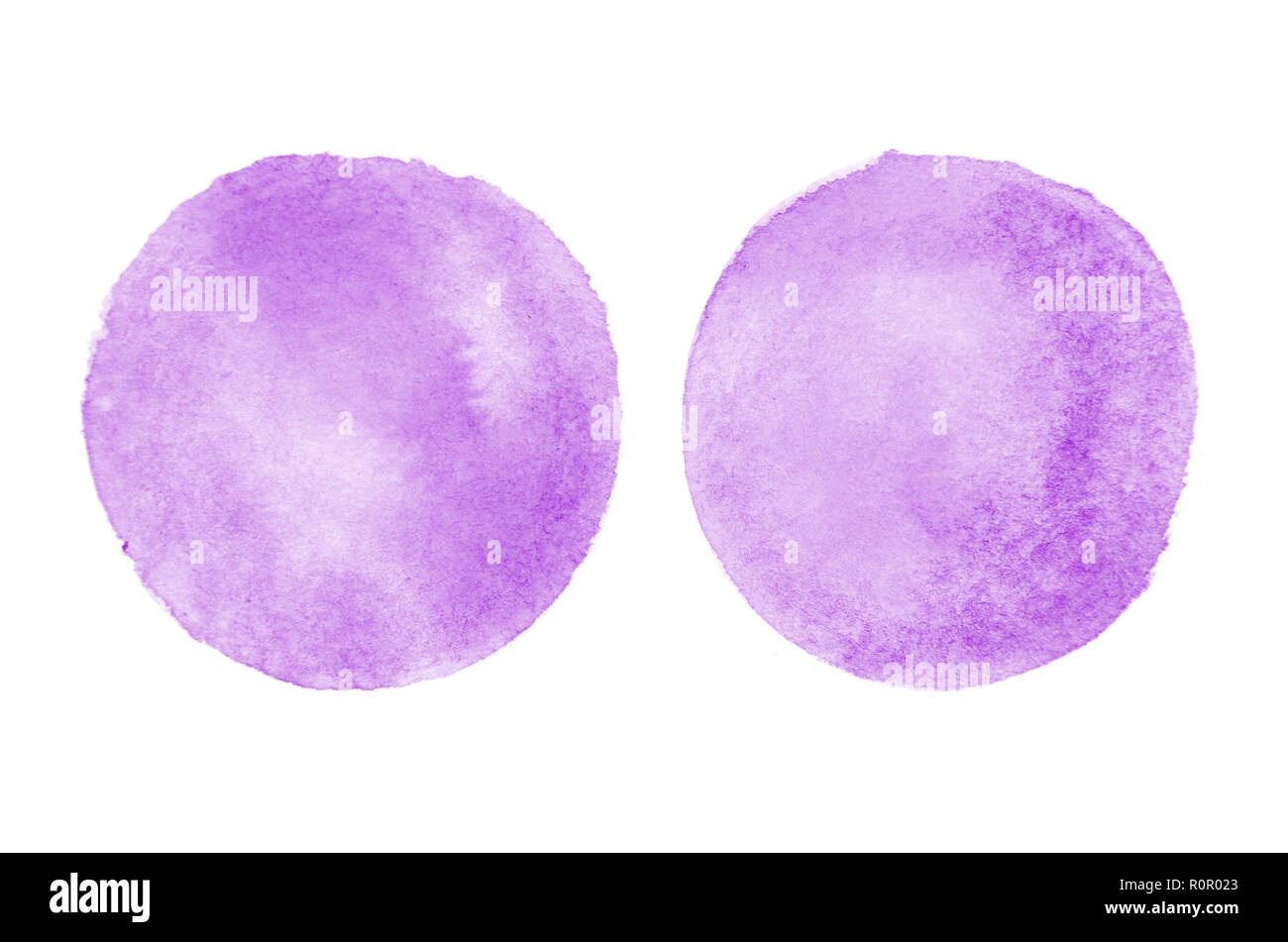 Background image of abstract watercolor spots forming a round shape of ...