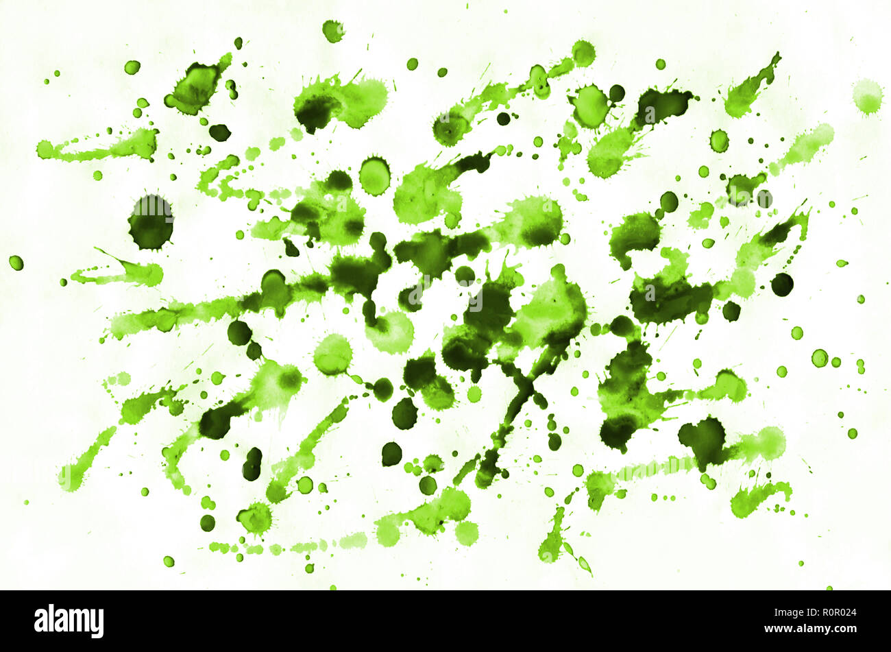 Light green watercolor background on white paper. For the text ...