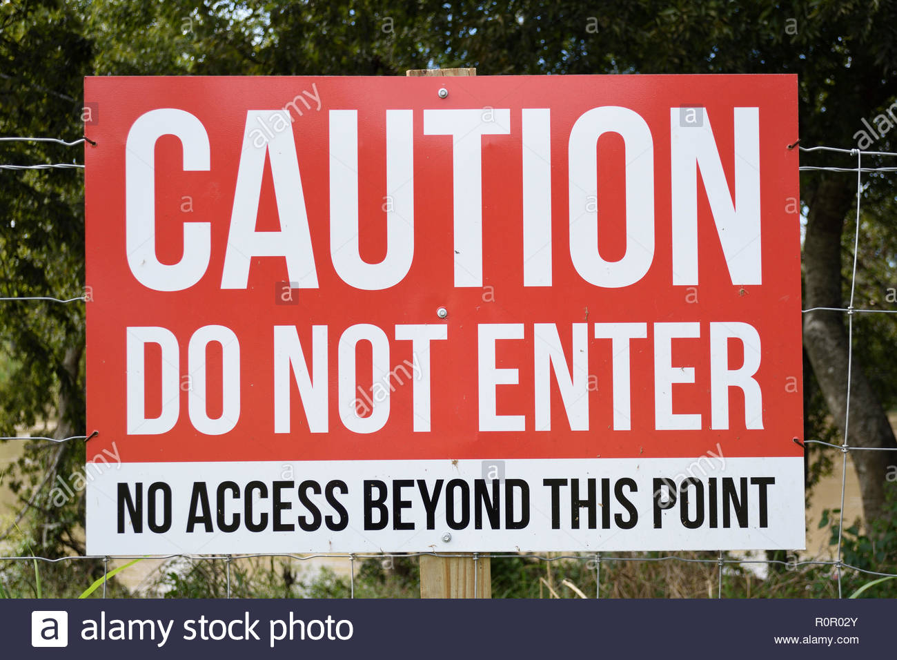 Do Not Go Beyond This Point High Resolution Stock Photography and ...