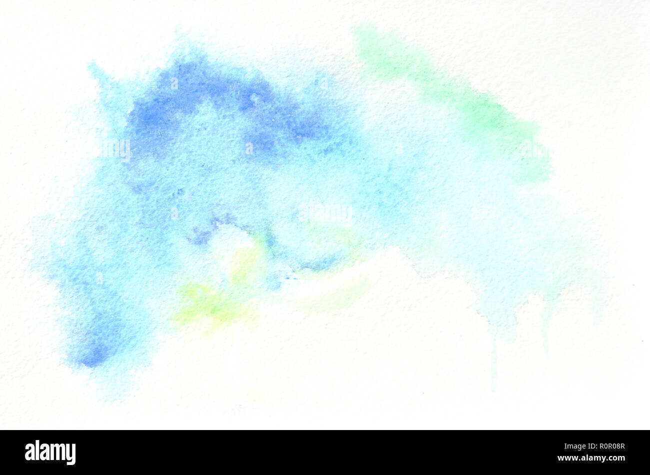 Hand drawn light blue watercolor shape for your design. Creative ...