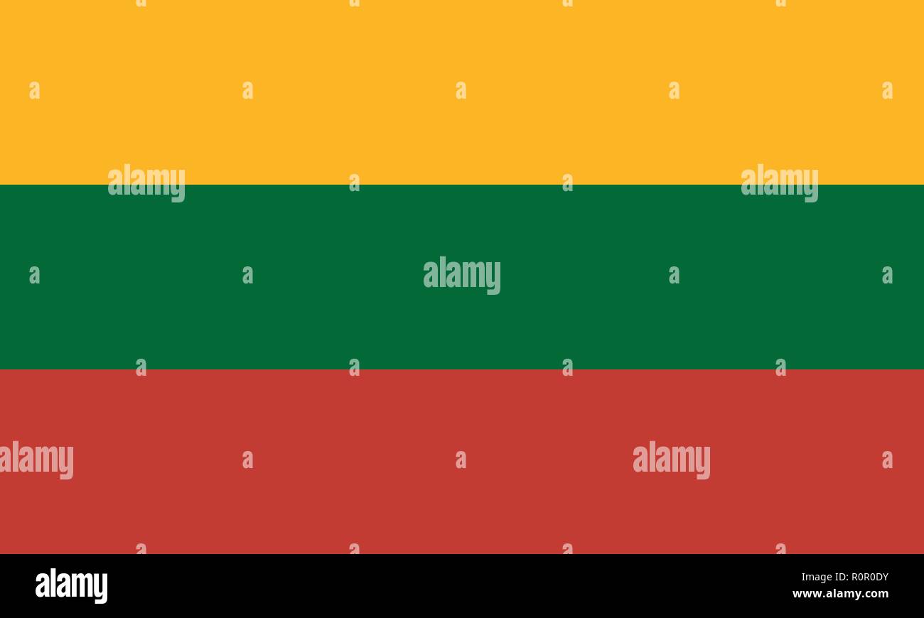 Vector image for Lithuania flag. Based on the official and exact ...
