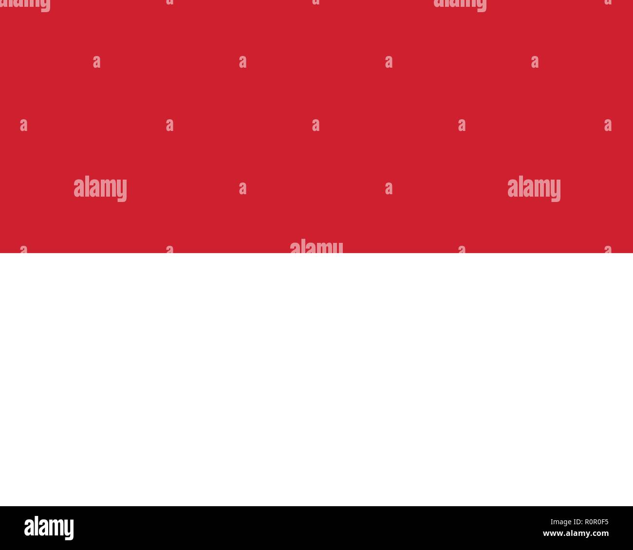 Vector image for Monaco flag. Based on the official and exact Monaco ...