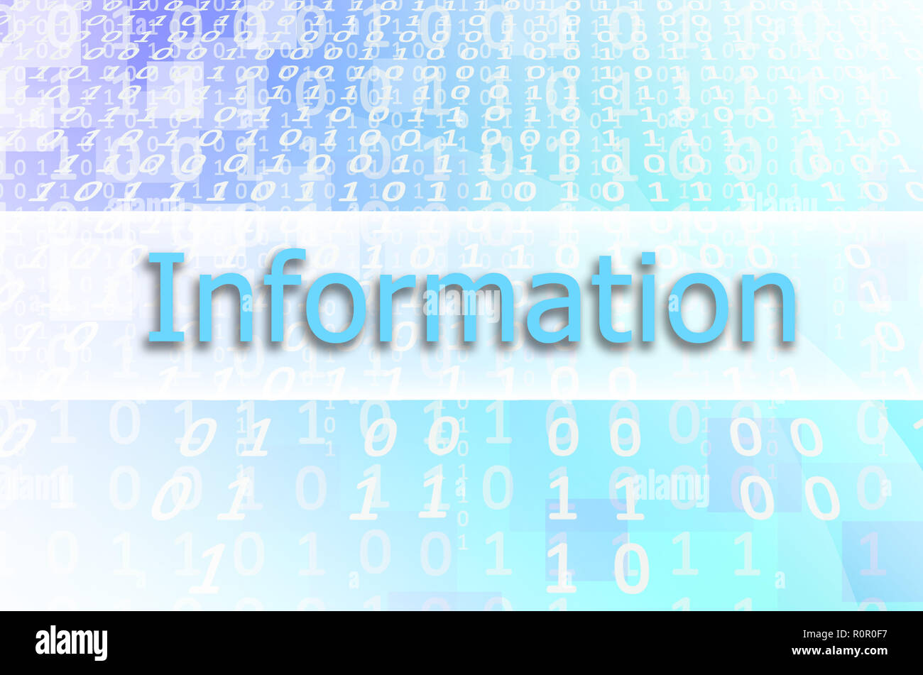 The text inscription Information is written on a semitransparent field ...