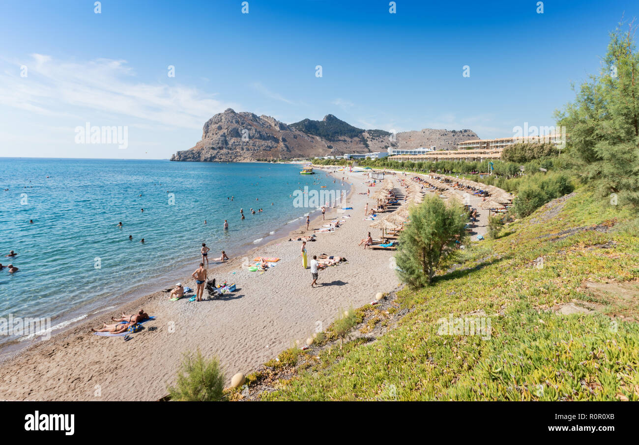 Kolymbia beach hi-res stock photography and images - Alamy