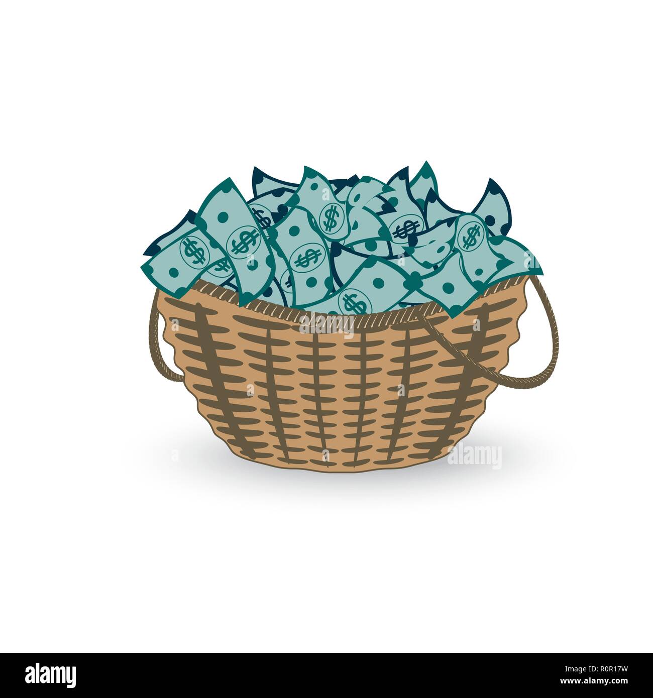 Full of money Stock Vector Images - Alamy