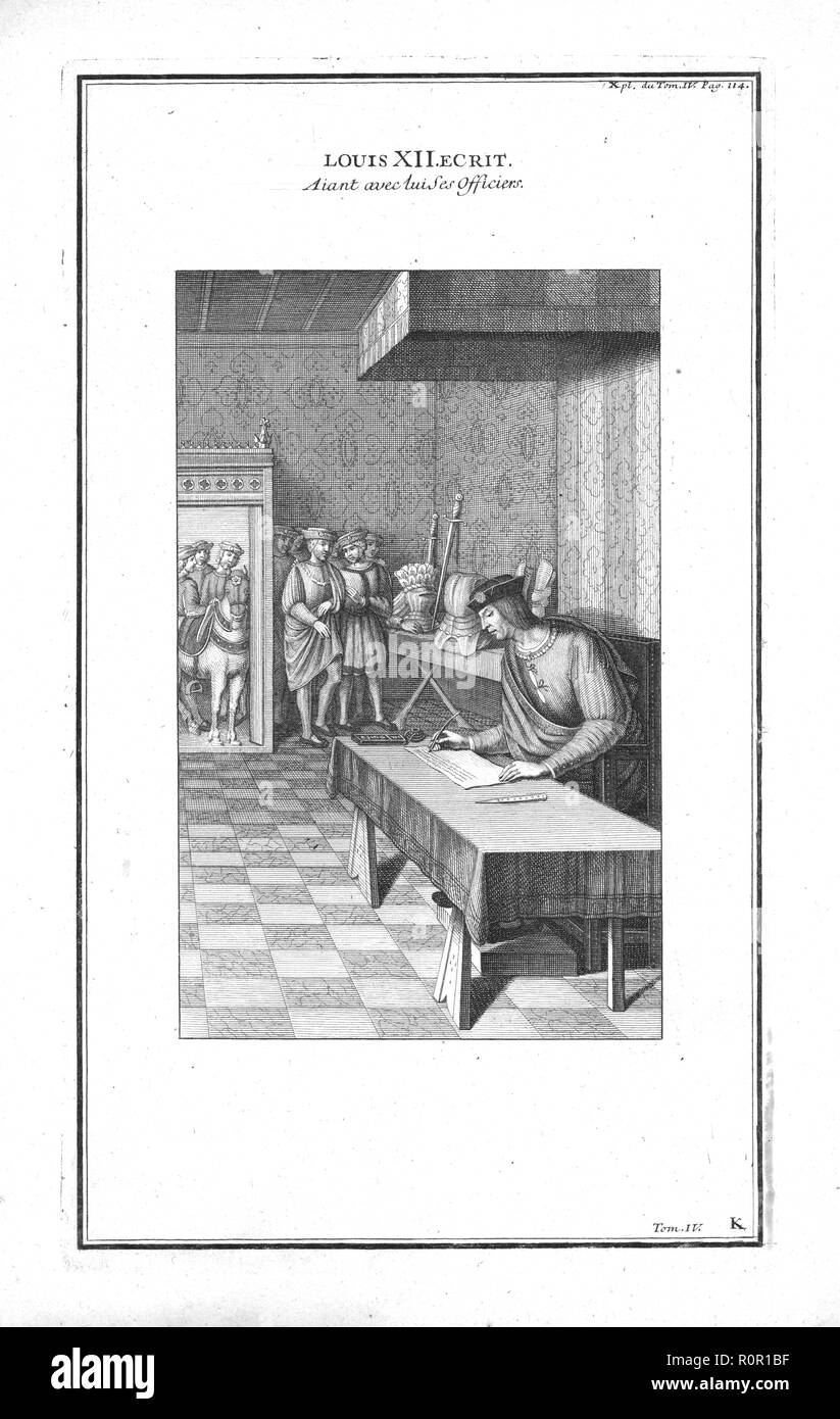 18th century man writing at desk hi-res stock photography and images ...