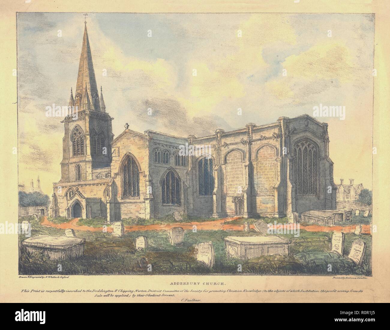 St marys church adderbury oxfordshire hi-res stock photography and ...