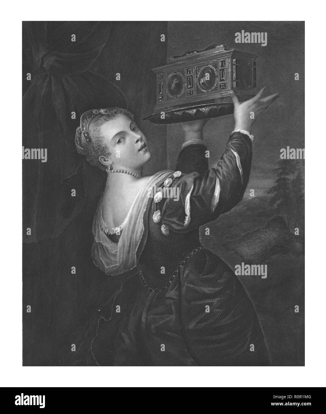 Italian tiziano vecelli or tiziano vecellio Black and White Stock ...