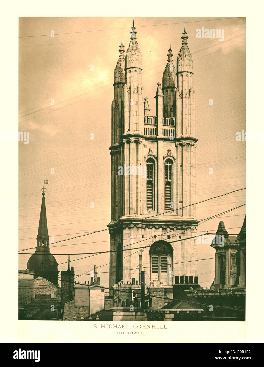 'St Michael, Cornhill, The Tower', mid-late 19th century. Creator ...