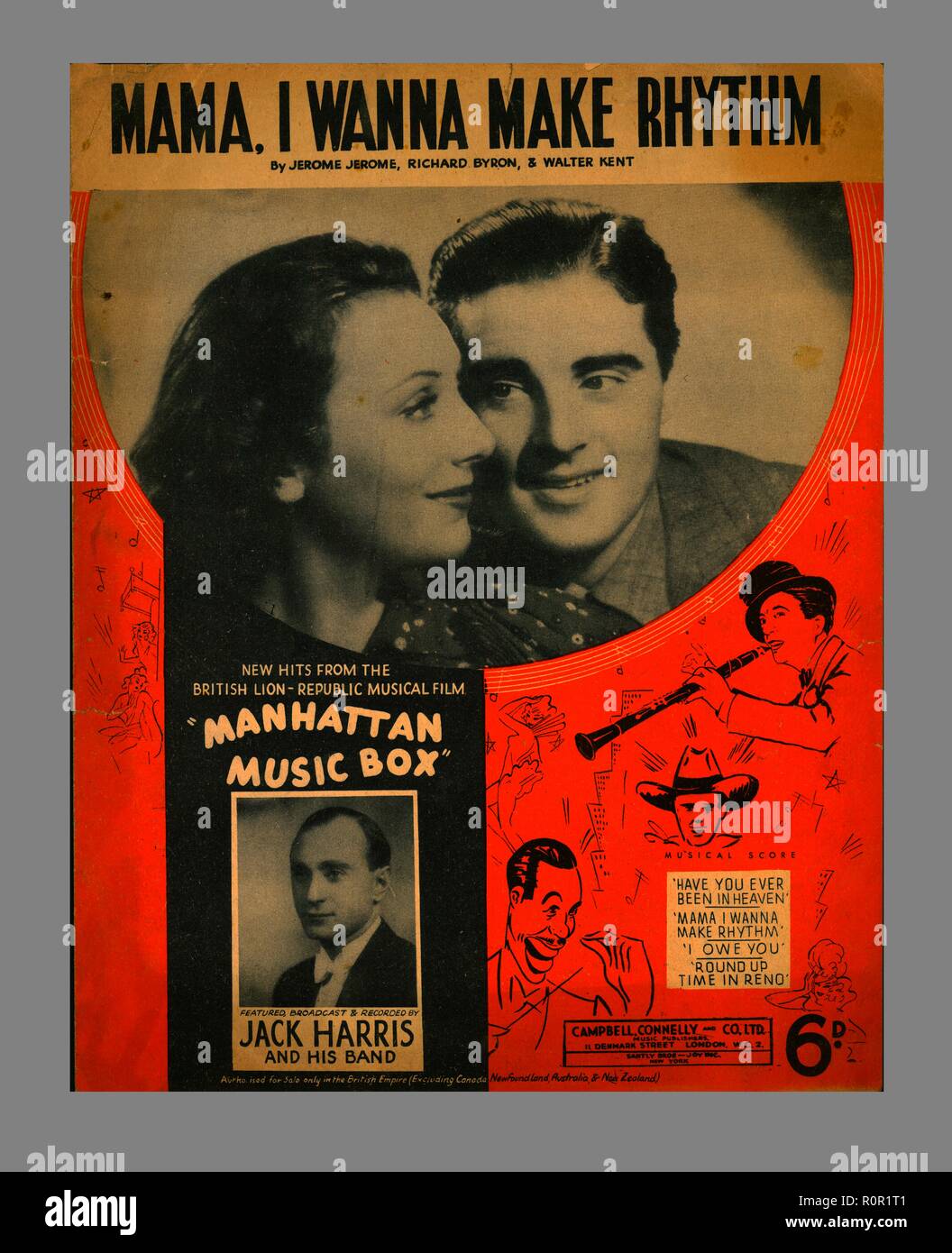 Mama, I Wanna Make Rhythm, sheet music, 1937. Creator: Unknown Stock ...