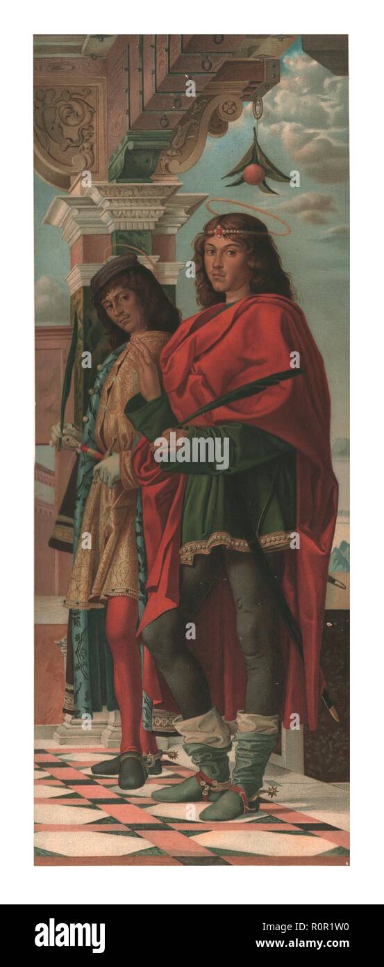St. Nazarus with St. Celsus, 1874. Creator: Storch & Kramer Stock Photo ...