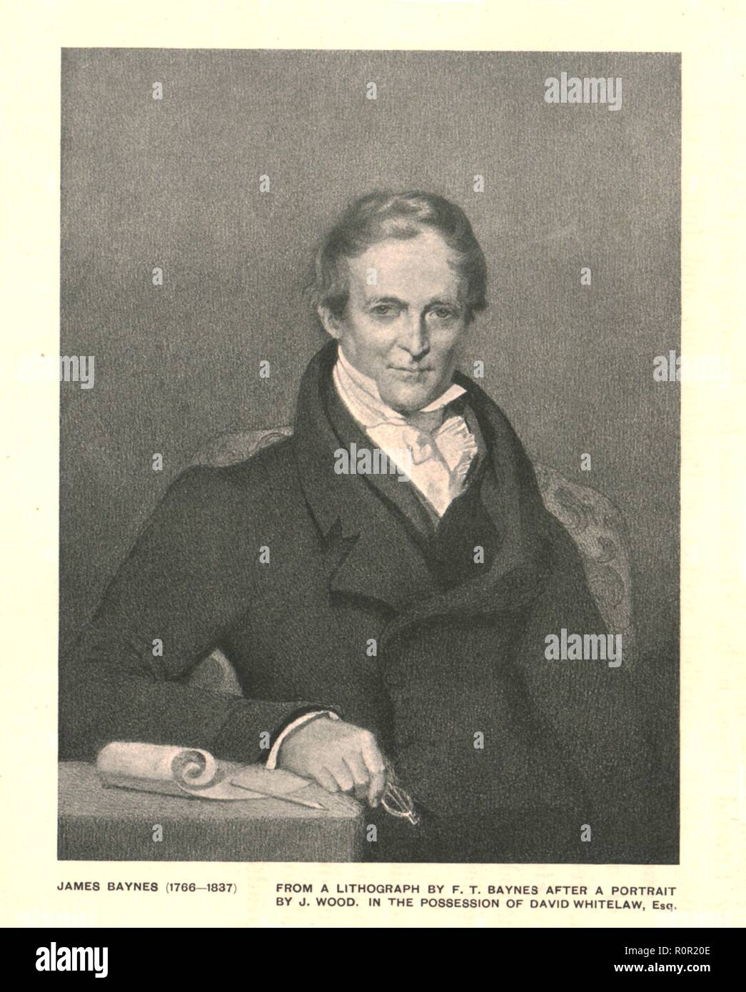 'James Baynes (1766-1837)'. Creator: Unknown Stock Photo - Alamy