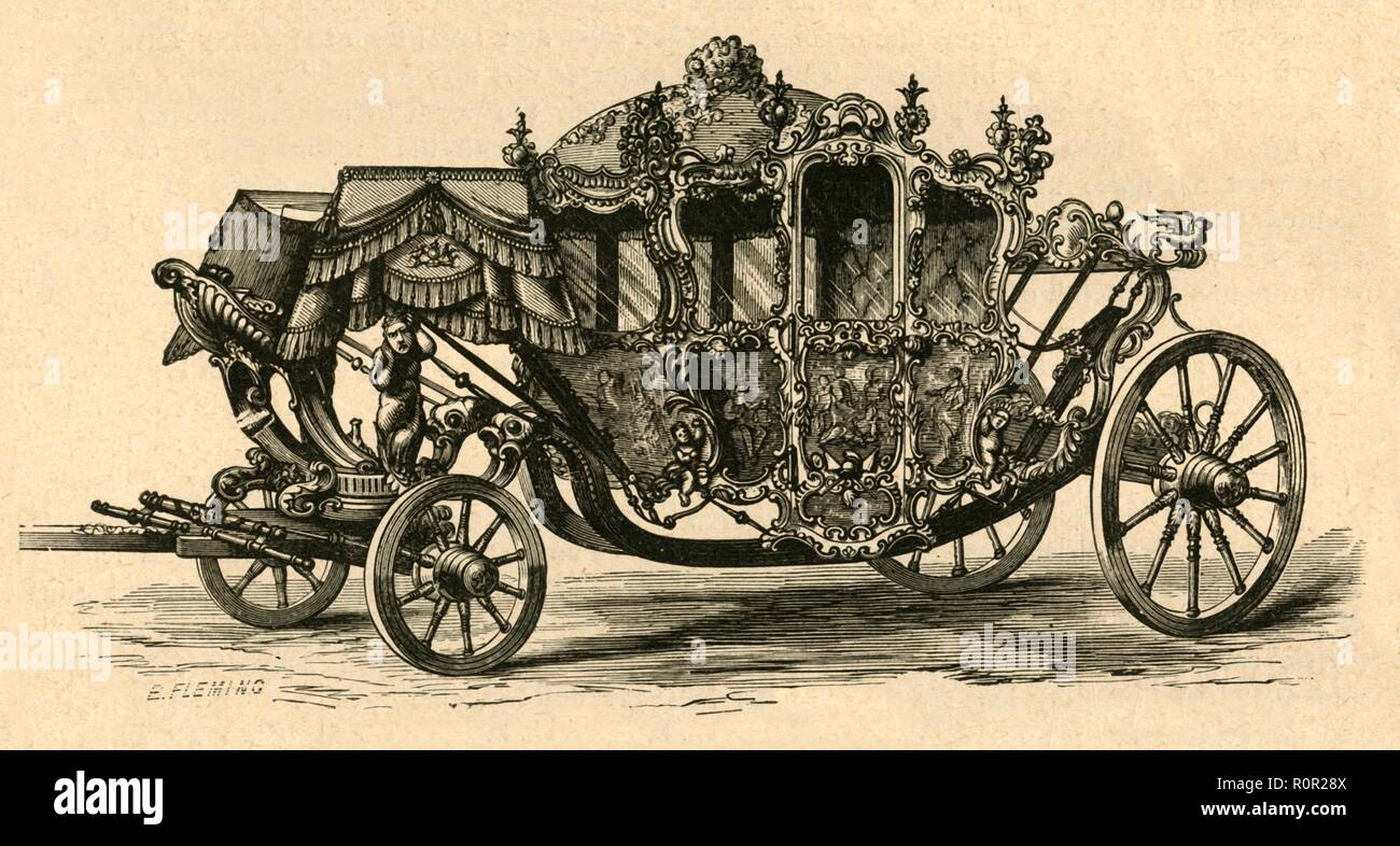 'The Lord Mayor's Coach', 1897. Creator: Unknown Stock Photo - Alamy