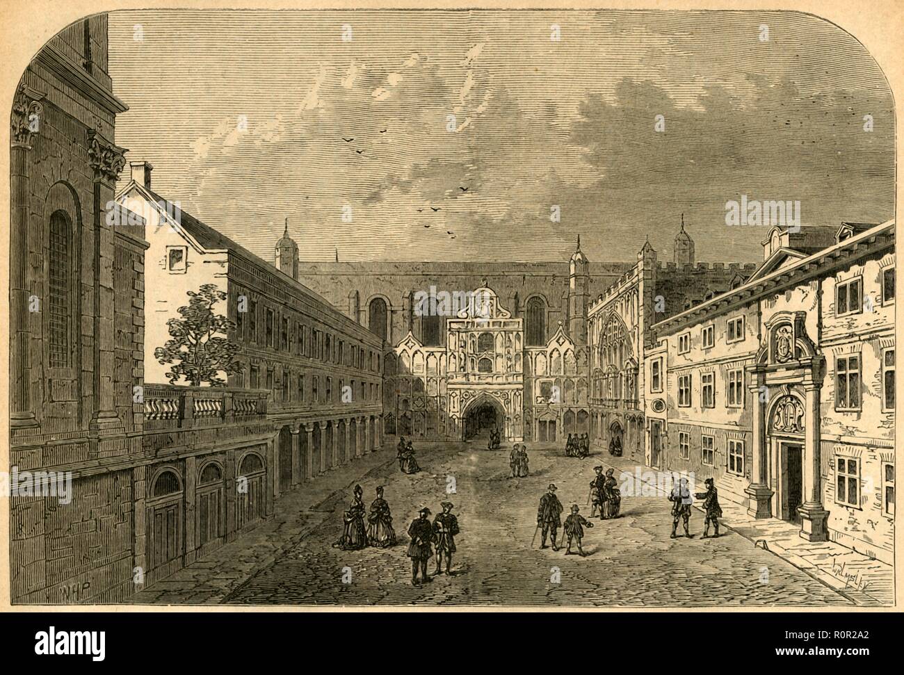 'Old Front of Guildhall', c1725, (1897). Creator: Unknown Stock Photo ...