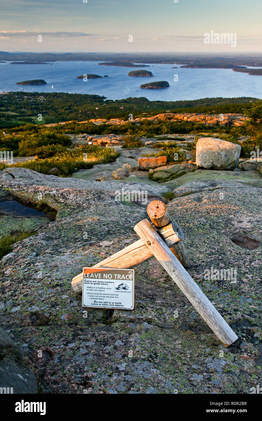 Acadia national park sign hi-res stock photography and images - Alamy