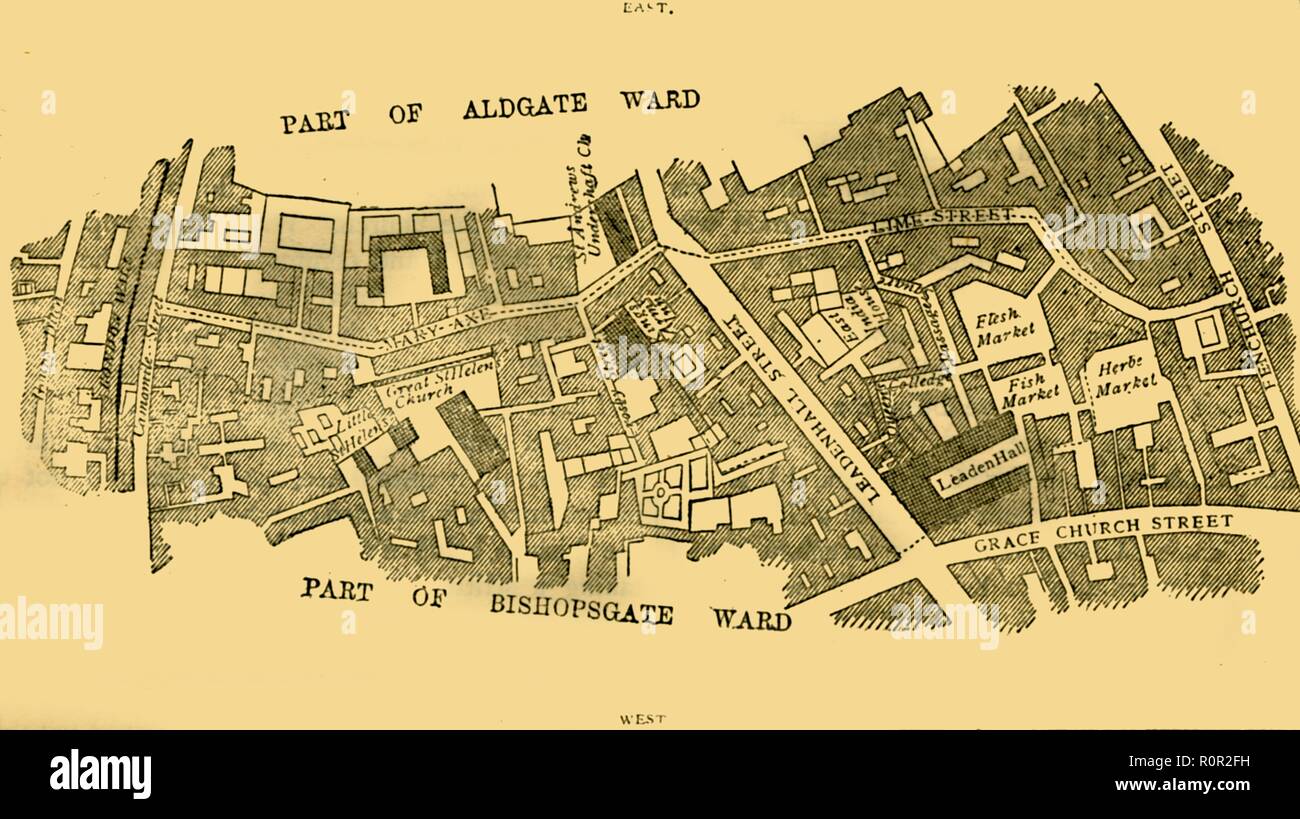 London Street Map 19th Century Stock Photos & London Street Map 19th ...