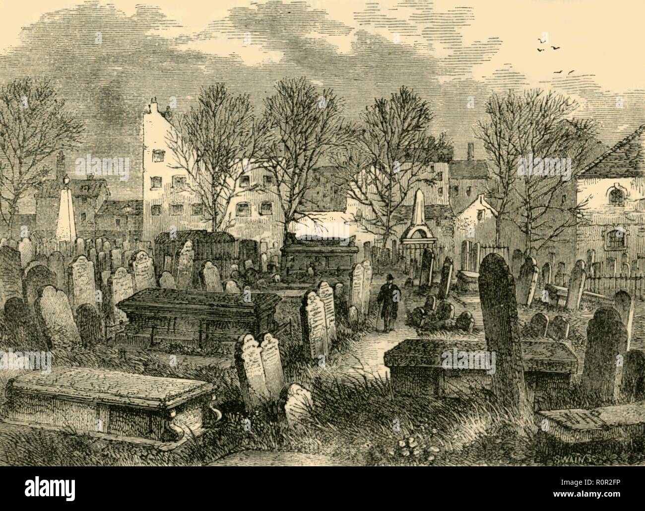 Nineteenth century burial ground hi-res stock photography and images ...
