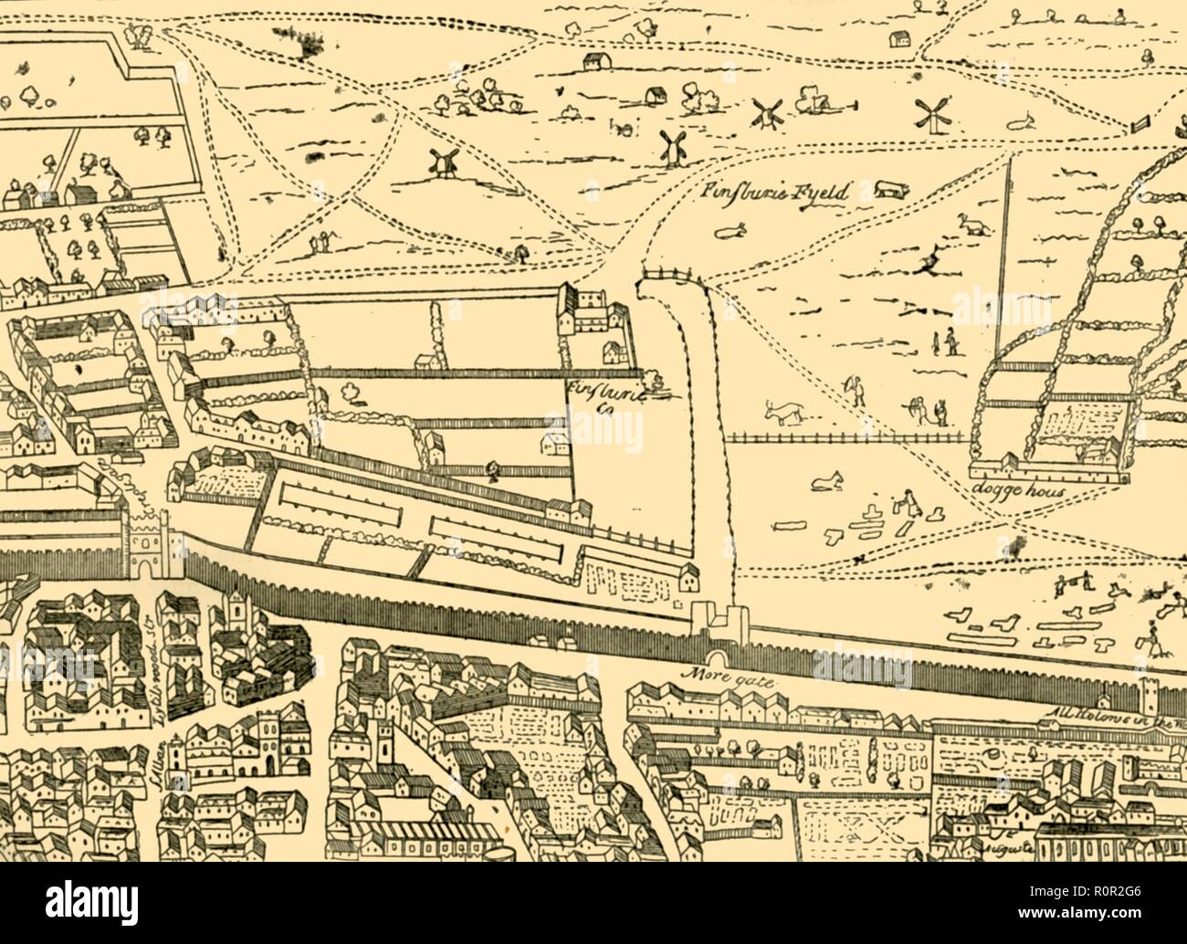 Moorgate map hi-res stock photography and images - Alamy