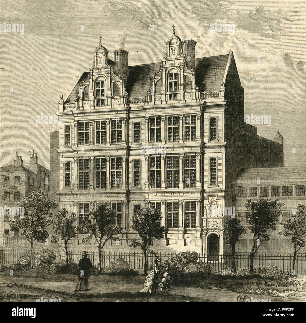 'The London School Board Offices', (1881). Creator: Unknown Stock Photo ...