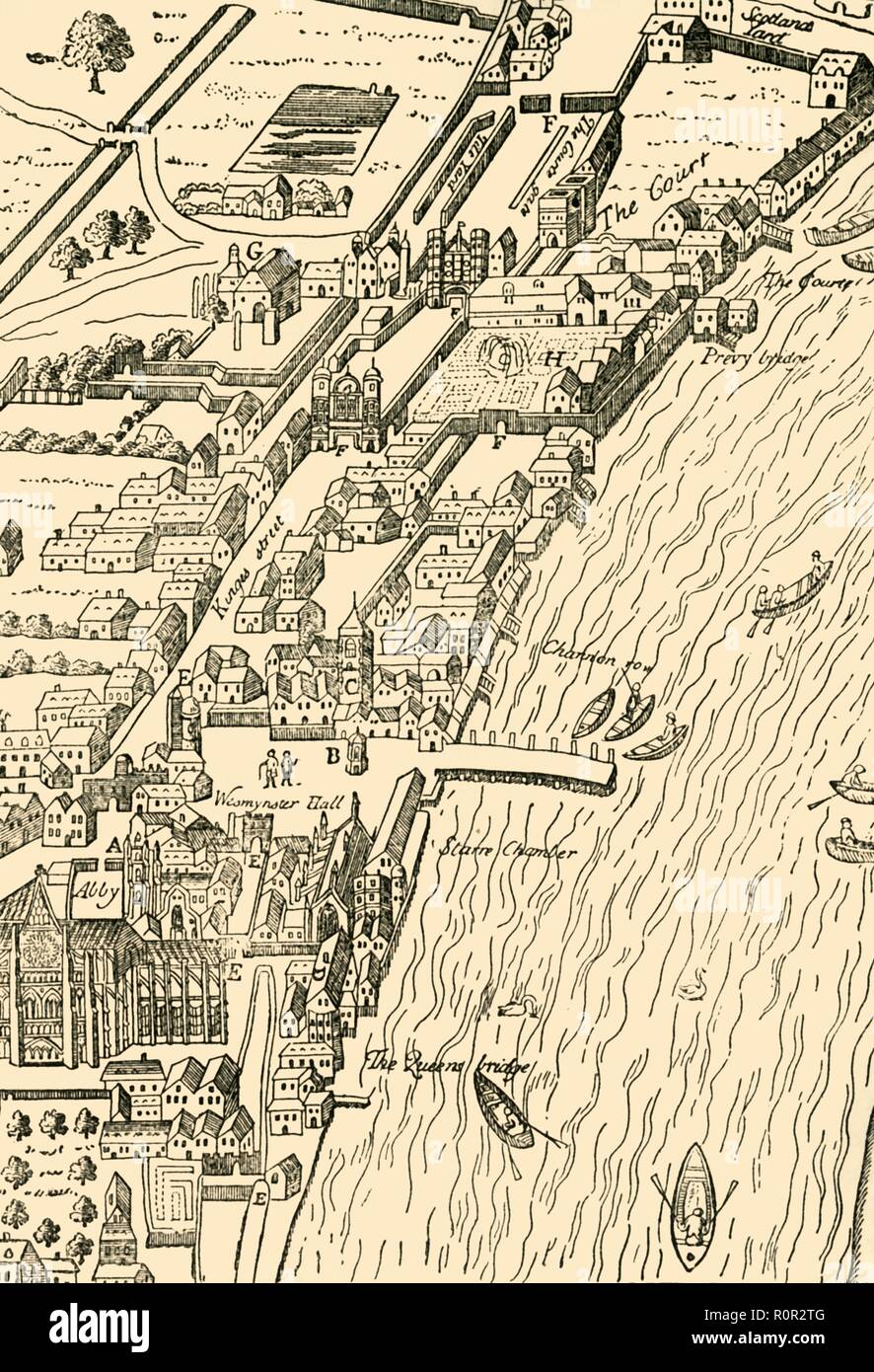 Map of westminster 17th century hi-res stock photography and images - Alamy