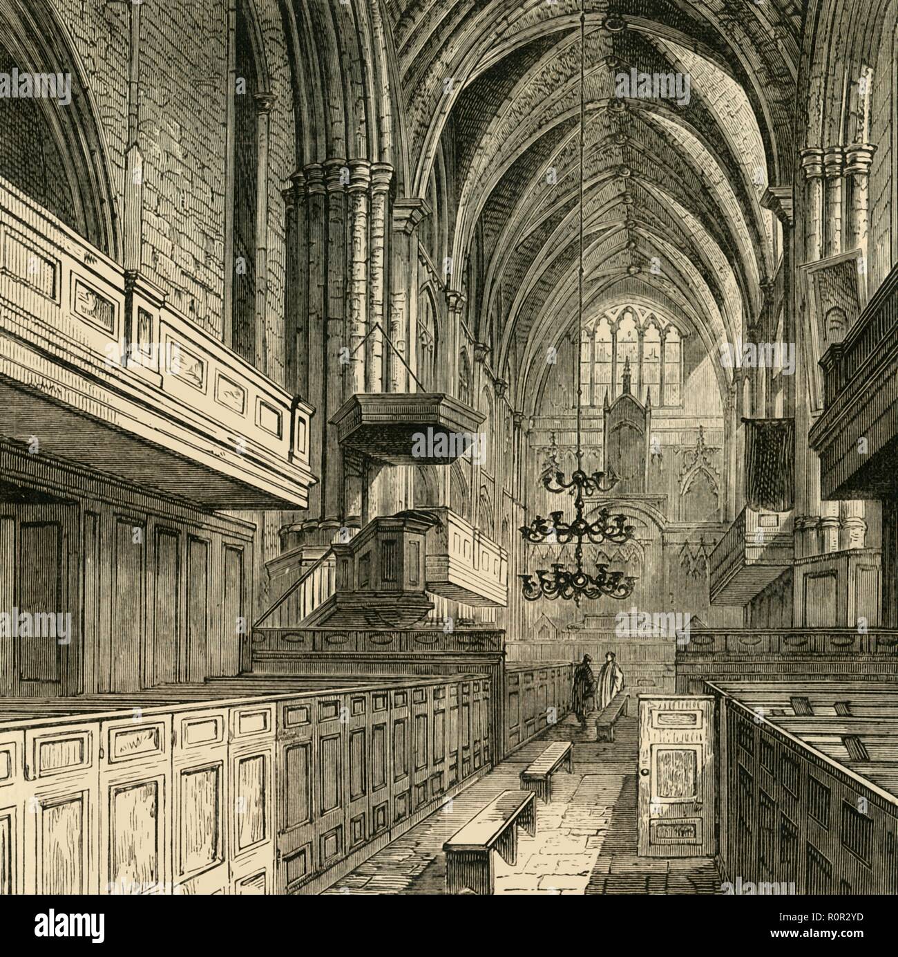 'Interior of St. Saviour's Church', (c1878). Creator: Unknown Stock ...