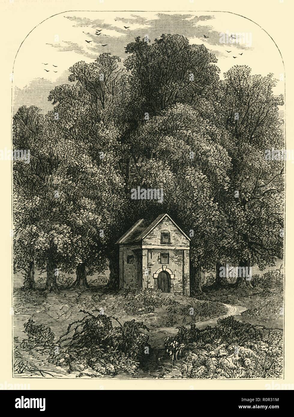 White conduit house hi-res stock photography and images - Alamy