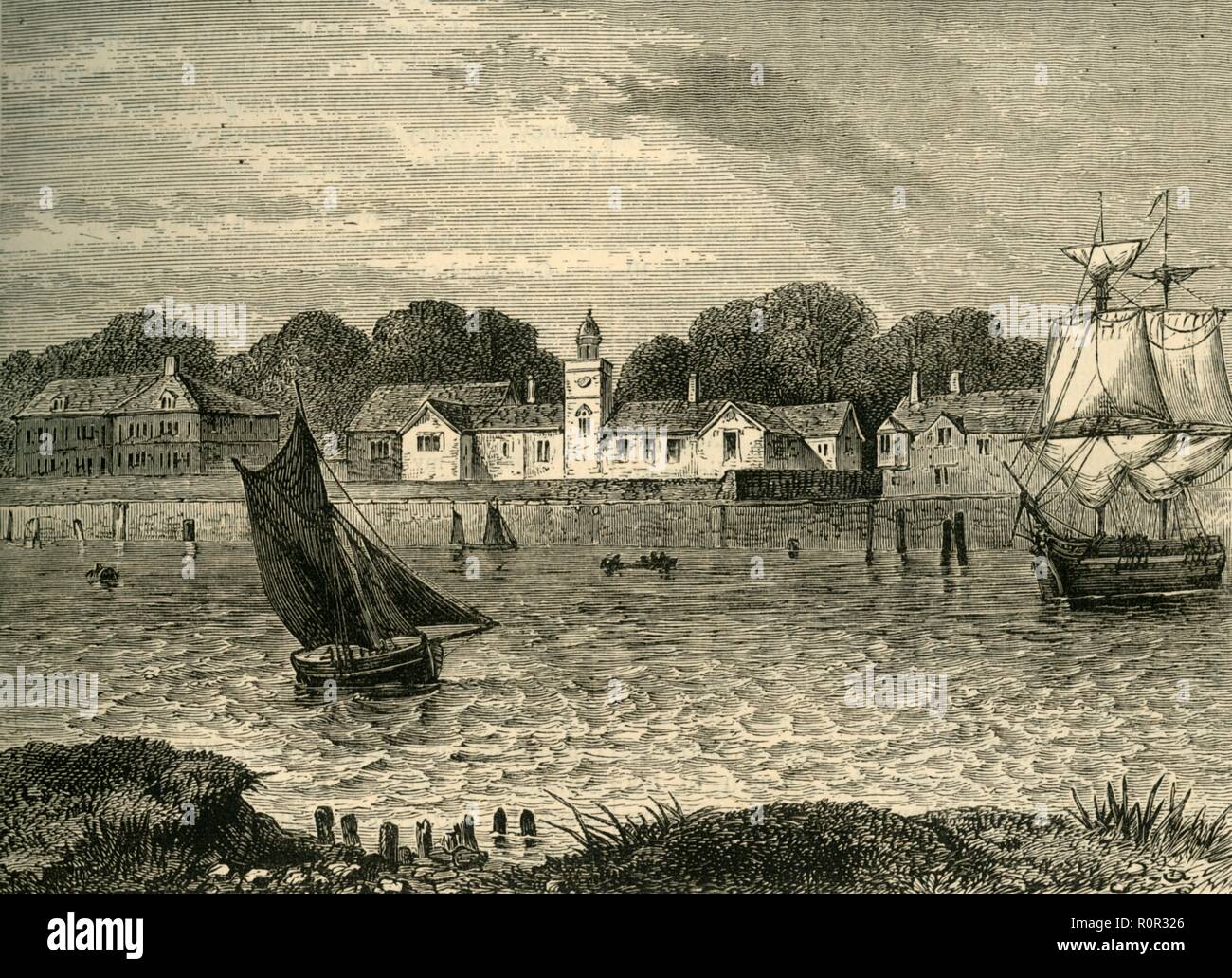 Almshouses 19th century hi-res stock photography and images - Alamy