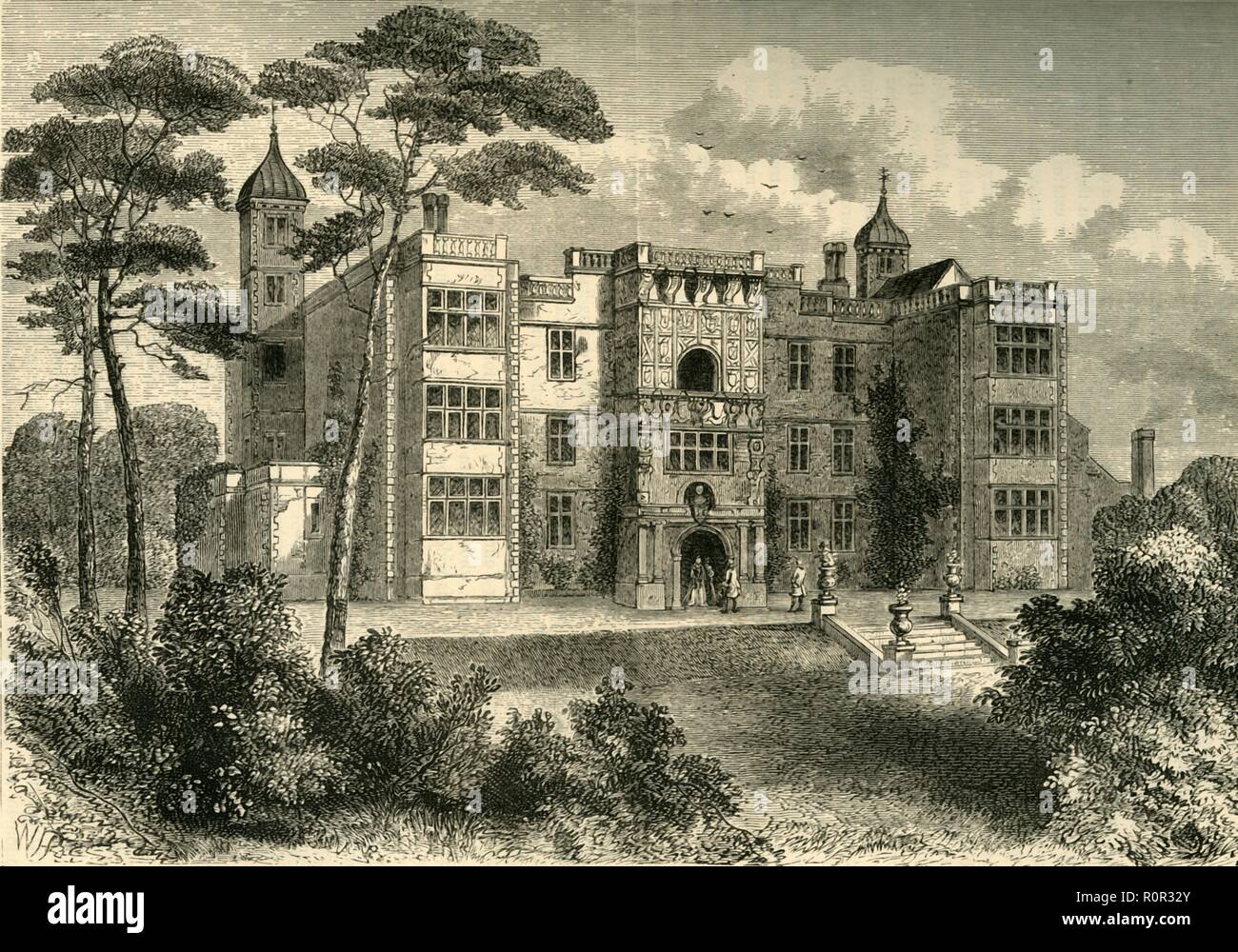 'Charlton House in 1845', (c1878). Creator: Unknown Stock Photo - Alamy