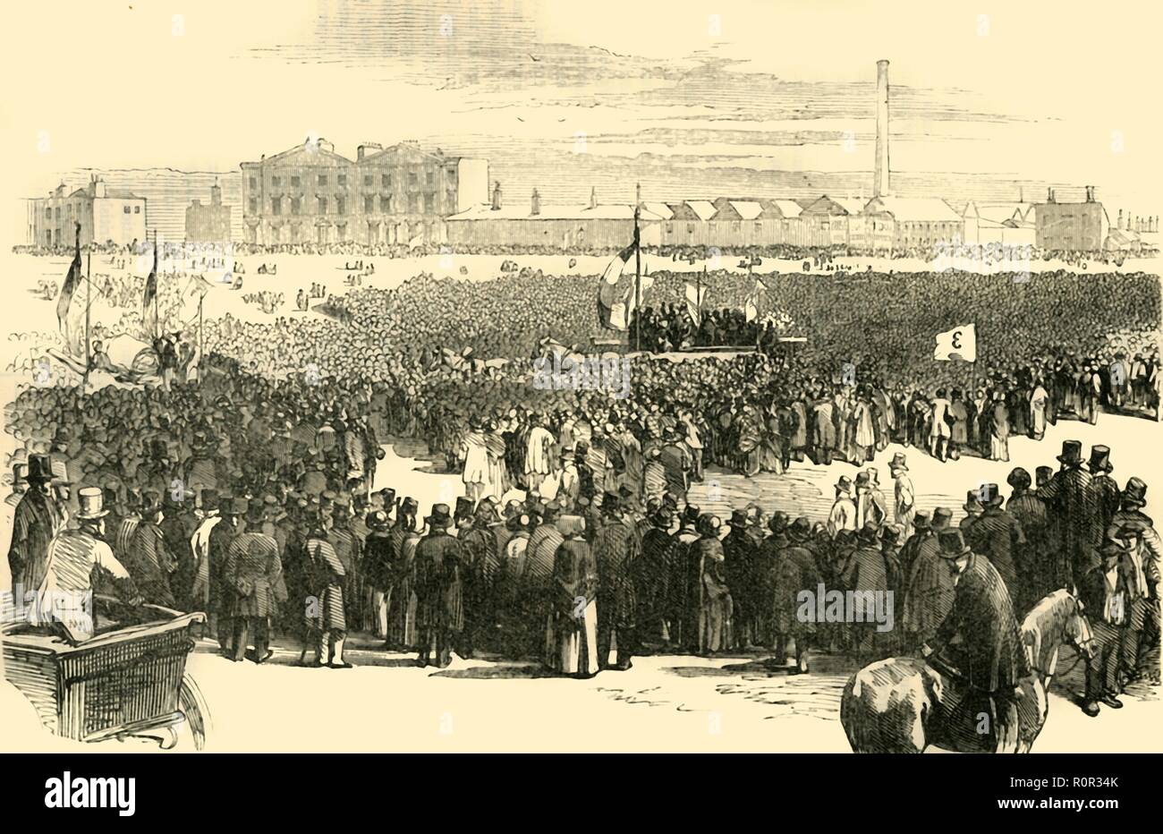 'The Chartist Meeting on Kennington Common, 1848', (c1878). Creator ...