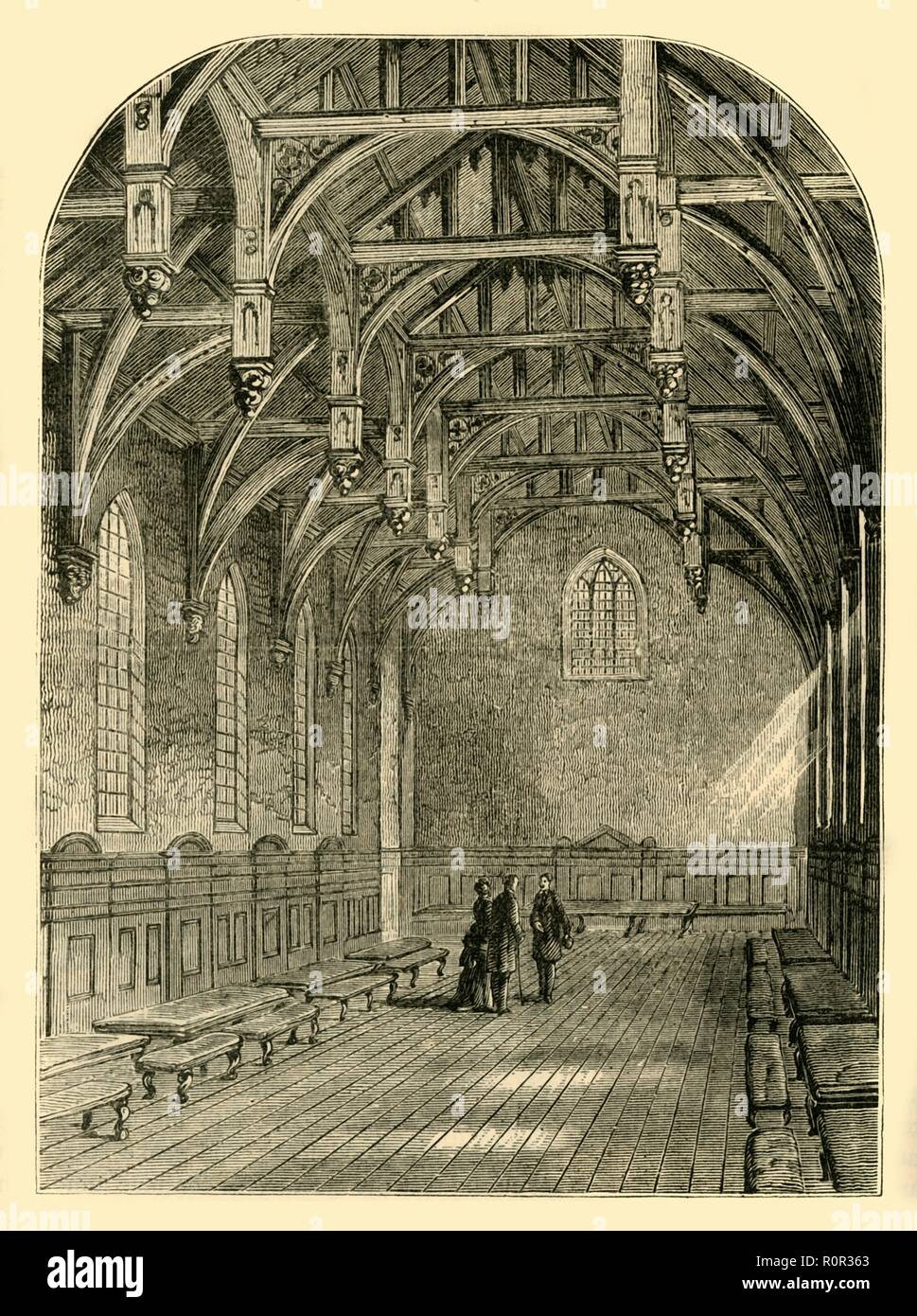 'Interior of the Great Hall, Lambeth Palace, 1800', (c1878). Creator ...