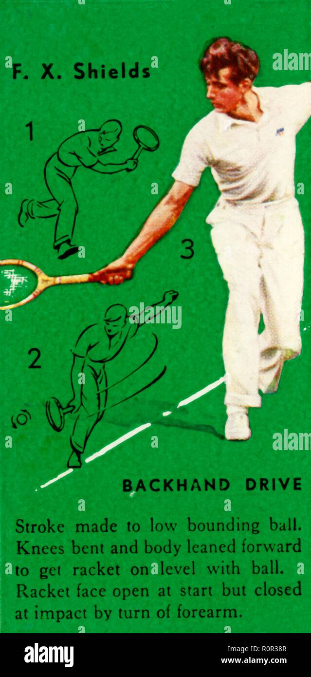 Backhand technique hi-res stock photography and images - Alamy