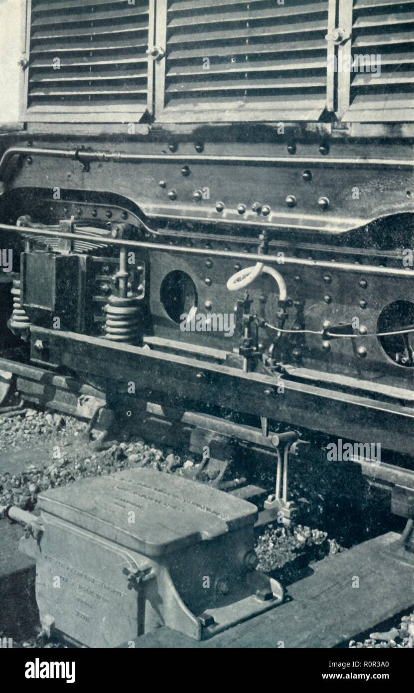 'Automatic Train Stop', 1922. Creator: Unknown Stock Photo - Alamy