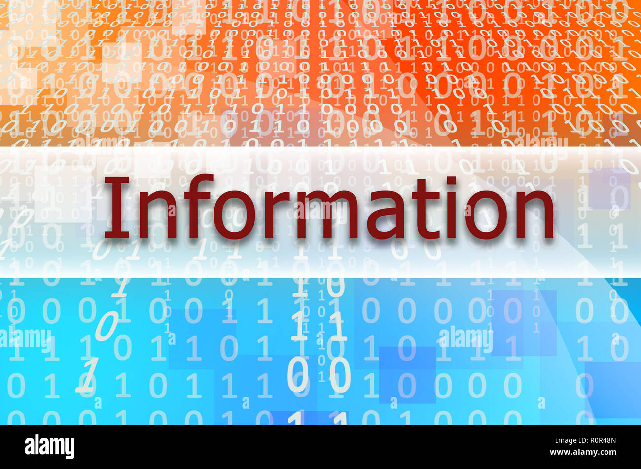 The text inscription Information is written on a semitransparent field ...