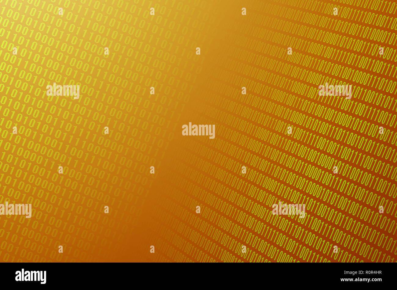 An Image Of A Binary Code Made Up Of A Set Of Green Digits On A Black Background Toned Stock