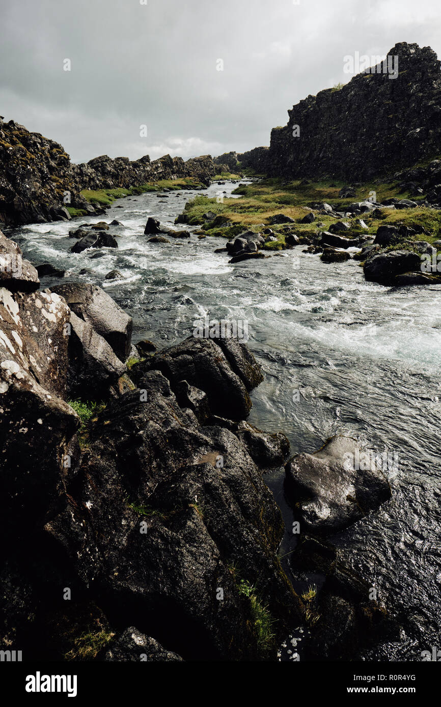 The UNESCO world heritage site of Pingvellir / Thingvellir National ...