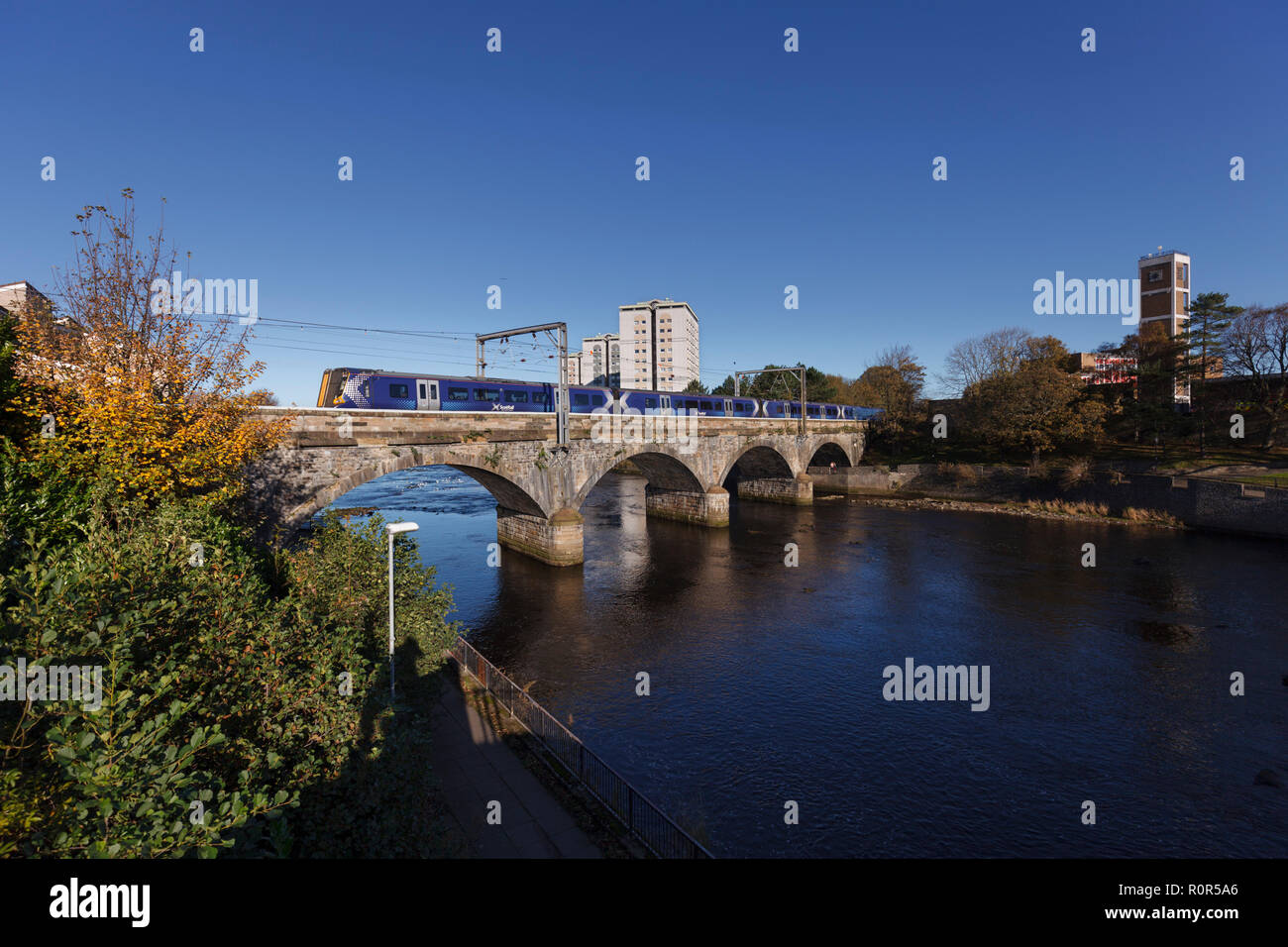 Ayr railway viaduct hi-res stock photography and images - Alamy