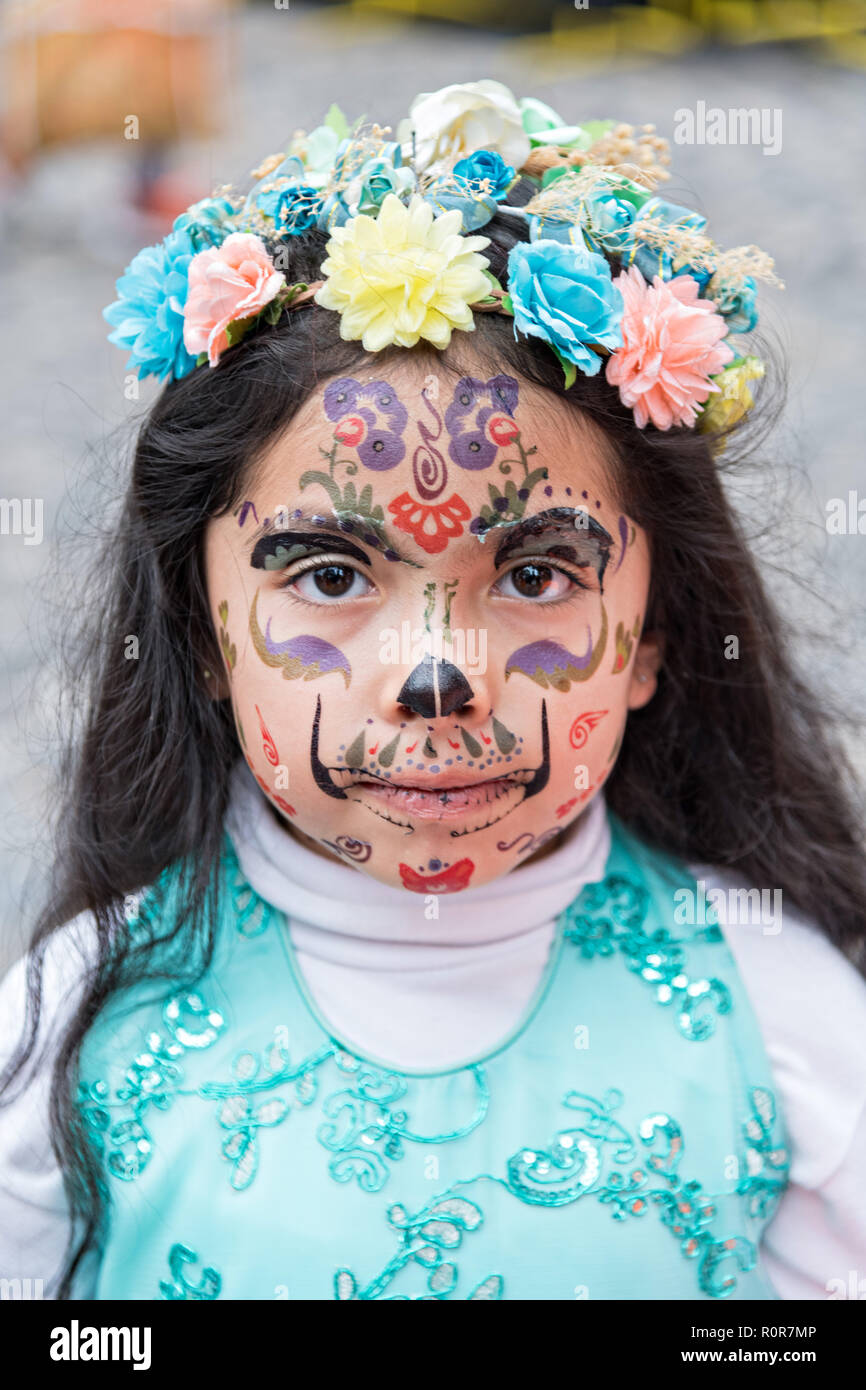 Mexican Skeleton Face Painting